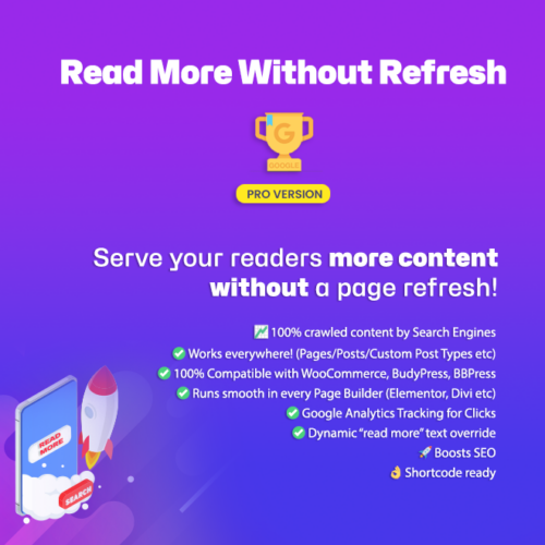 Read More Without Refresh PRO - 8web Shop